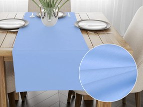 Biante Bavlněný běhoun na stůl Moni MOD-509 Nebeská modrá 35x140 cm