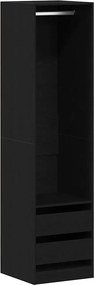Šatní skříň Černý dub 50 x 50 x 200 cm Kompozitní dřevo 3329300