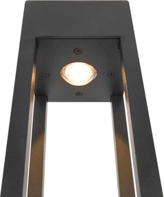 M O424FL-L25GF Venkovní sloupkové svítidlo Elbe 3000K 25W teplá bílá 1500lm černý kov IP65 - MAYTONI