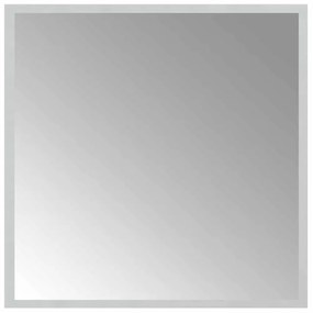 Koupelnové zrcadlo s LED osvětlením 50x50 cm