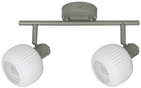 Rabalux SORAYA stropní bodové svítidlo max. 2x40W | E14 - šedá, bílá