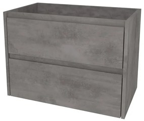Mereo Opto, koupelnová skříňka 61 cm, Multidecor, Beton tmavě šedý CN990SBET2
