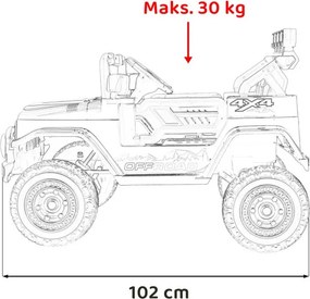 Elektrické autíčko Off-Road CLIMBER růžové