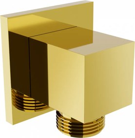 Mexen Cube úhlový přípoj, zlatý - 79340-50