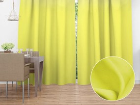 Biante Dekorační závěs Rongo RG-026 Žlutozelený 140x260 cm