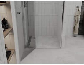 Mexen Roma otočné sprchové dveře 80 cm, Průhledné, Chromovaná - 854-080-000-01-00
