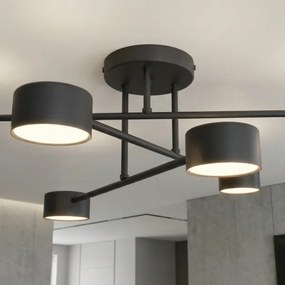 Přisazený lustr HALO 6xGX53/10W/230V černá
