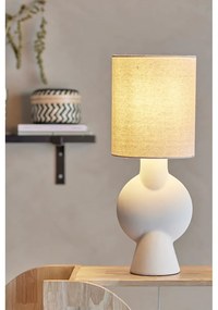 Béžová stolní lampa s textilním stínidlem (výška 54,5 cm) Sergio – Bloomingville