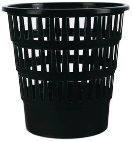Plastový odpadkový koš DONAU perforovaný 16l černý
