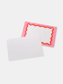Sinsay - Prostírání se zvlněným vzorem 2 pack - červená