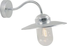 NOR 22671031 Venkovní nástěnné svítidlo Luxembourg 1x60W E27 galvanizovaná čirá - NORDLUX