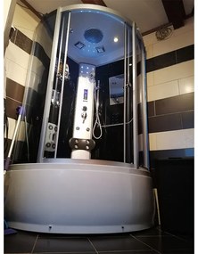 BPS-koupelny Hydromasážní box HYD-Bella 100, 100x100 bez sauny
