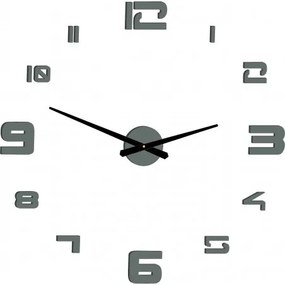 Nástěnné hodiny samolepicí velké Moderní hodiny | SENTOP 12P021 PLEXI 2D