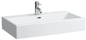 Laufen Living - Umyvadlo 800x460 mm, bez otvoru pro baterii, bílá H8174360001091