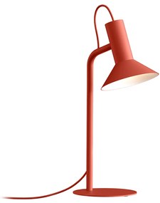 Stolní lampa v lehce industriálním stylu Roomor Table 1.1  Stolní lampa v lehce industriálním stylu Roomor Table 1.0 Barva: Korálově červená / Bílá