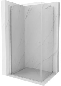 Mexen Pretoria sprchový kout s otočnými dveřmi 80 x 70 cm, Průhledné, Chromovaná - 852-080-070-01-00