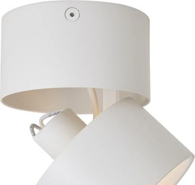 Moderní přisazené bodové svítidlo bílé GU10 50 mm naklápěcí - Echo
