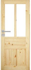 Archo - Akční sada dřevěných dveří sukaté z borovice SK 105470