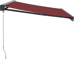 Ručně zatahovací markýza burgundská 350 x 250 cm 3215319