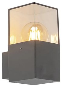 Dánská moderní venkovní nástěnná lampa antracitová IP44