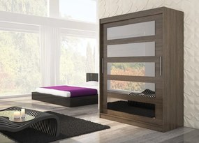 ADRK Furniture Skříň posuvná se zrcadlem MURANI 150 ADRK-SW-MUR-CH-150