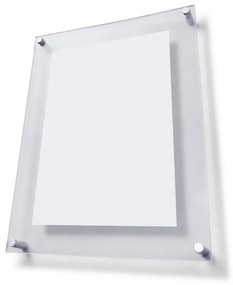 Plexi tabule A3 s ozdobnými šrouby, čirá