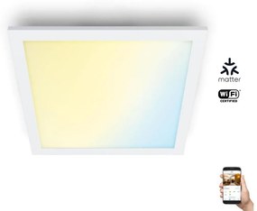 WiZ WiZ - LED Stmívatelné stropní svítidlo SUPERSLIM LED/12W/230V bílá Wi-Fi WI0062