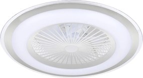 Stropní LED svítidlo Zephyr, 1x LED 48w, 3000-6000k, s, s ventilátorem a ovladačem