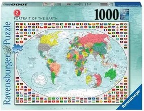 Ravensburger Mapa světa - 1000 dílků / od 14 let