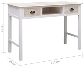 vidaXL Marketos Konzolový stolek 110 x 45 x 76 cm dřevo