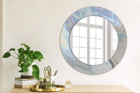 Kulaté dekorativní zrcadlo Holografická textura fi 50 cm