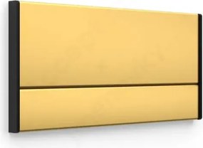 ACCEPT Dveřní tabulka ACS 187 x 93 mm - zlatá tabulka