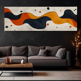 Obraz na plátně - Laskavé zvlnění FeelHappy.cz Velikost obrazu: 120 x 40 cm