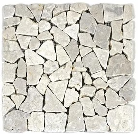Mramorová mozaika Garth - krémová obklady  1 m2