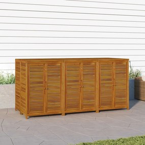 Zahradní úložný box 210 x 87 x 104 cm masivní akáciové dřevo 3155243