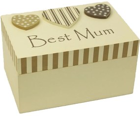 Morex Dřevěná krabička Best Mum