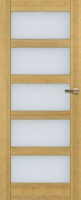 Interiérové dveře vasco doors BRAGA model 6 Průchozí rozměr: 70 x 197 cm, Orientace dveří: Levé dveře, Dekor: Dub riviera