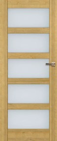 Interiérové dveře vasco doors BRAGA model 6 Průchozí rozměr: 70 x 197 cm, Orientace dveří: Levé dveře, Dekor: Ořech muškátový