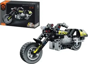MECHANICAL MASTER Stavebnice Motorka Chopper / 183 dílků / Pullback po