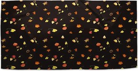 Sablio Ručník Podzim na černé - 50x100 cm