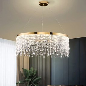 Toolight Toolight, LED stropní osvětlení 60cm, 24W, 4000K, APP1731-1CP, zlatá, OSW-04342