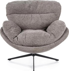 Designové otočné křeslo Florence šedé