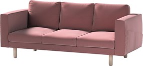 Potah na pohovku IKEA Norsborg 3-místná barva fialová látka sametová