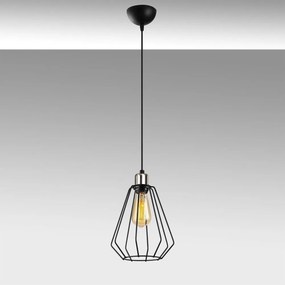 Černé kovové závěsné svítidlo Opviq lights Mando