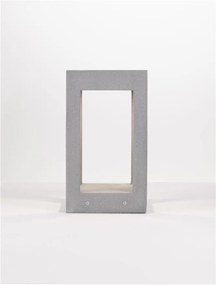 NV 9540215 Venkovní sloupkové svítidlo BEV šedý beton skleněný difuzor LED 5W 3000K 120-230V IP65 - NOVA LUCE