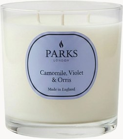 Ručně vyrobená vonná svíčka se třemi knoty Vintage Aromatherapy (levandule, heřmánek a bílé pižmo)