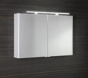 Sapho Sapho, LUCIE galerka s LED osvětlením, 106x70x17cm, bílá, LU105-0030
