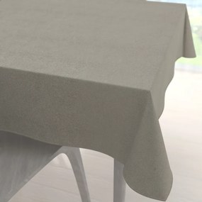 Biante Čtvercový ubrus/imitace broušené kůže Alcantara ALC-014 Světle šedý 100x100 cm