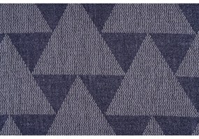 Modro-šedý závěs 130x260 cm Zatapa – Mendola Fabrics