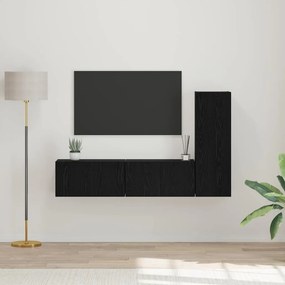 Sestava TV skříněk 3 ks Černý dub Kompozitní dřevo 3393403